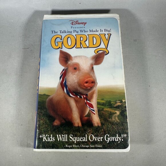 Walt Disney Video | Media | Gordy Vhs Tape Mark Lewis Director Rated G ...